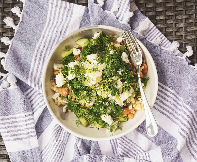 Salade de légumineuses aux fines herbes