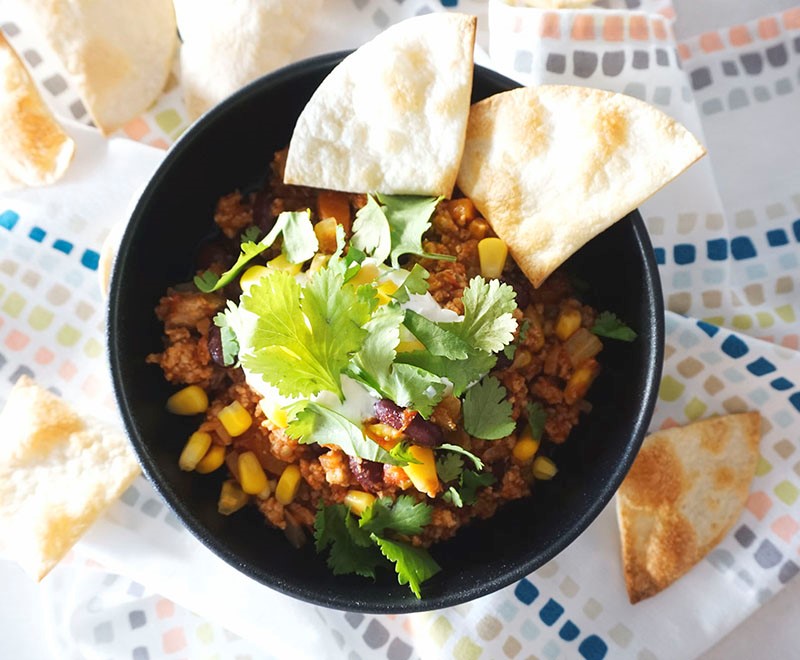 Chili au bœuf et au café